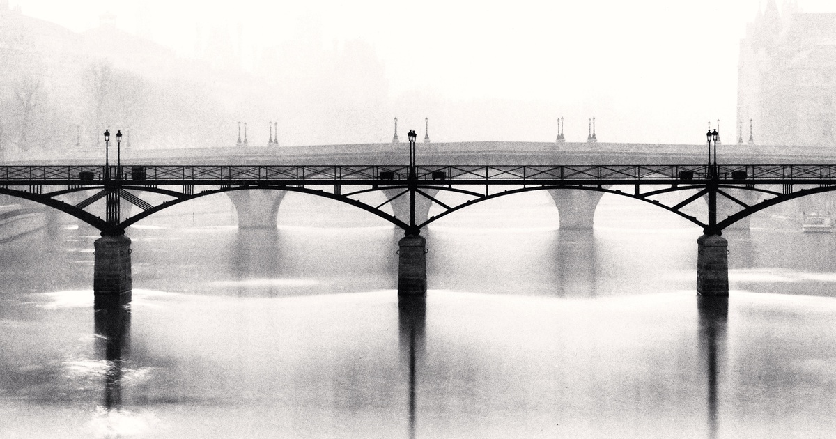 Michael Kenna | Pont des Arts, Paris, France 1987 | Bosham Gallery