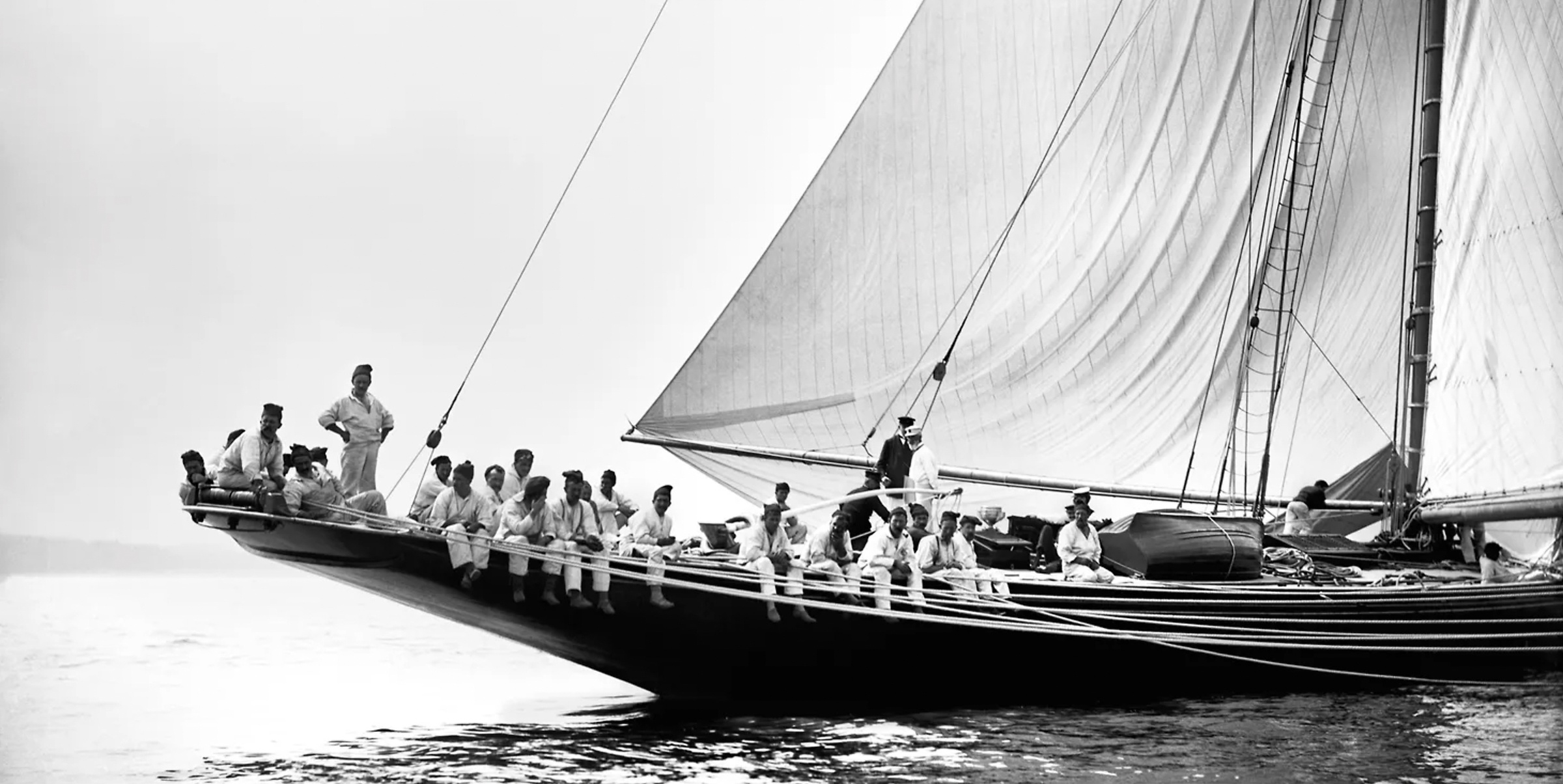 Beken Of Cowes Archive, Sailing Yacht Meteor II, 1897 | Bosham Gallery